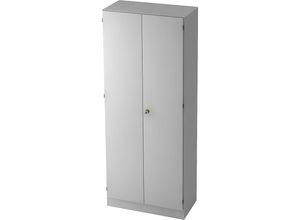 4032062001417 - Garderobenschrank mit 1 Fachboden und 1 Kleiderstange lichtgrau kaiserkraft