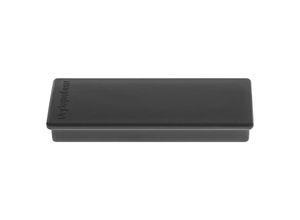 4013695056494 - Rechteck-Magnet BxLxH 22 x 55 x 8 mm VE 60 Stk schwarz magnetoplan