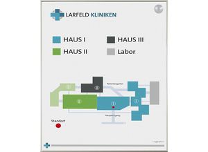 4060081702923 - MADRID Silver Line Vario Wegweiser Kunststoff entspiegelt für Format DIN A3 kaiserkraft