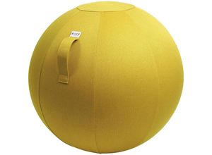 4260534591078 - VLUV LEIV Sitzball Stoffbezug in Canvas-Optik 700 - 750 mm senfgelb