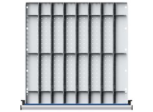 4014641061968 - Einteilungssatz für Schubladen-BxT 600 x 600 mm ⅛-Teilung für Fronthöhe 180 - 360 mm ANKE