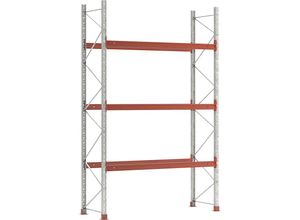 4061753270528 - Palettenregal verzinkt orange HxBxT 4500 x 2930 x 1100 mm Fachlast 1650 kg Grundregal kaiserkraft