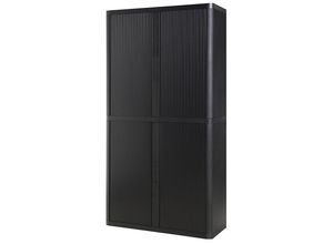 3660141931242 - Aktenschrank easy Office E2CT0004400027 Kunststoff Stahl abschließbar 4 OH 110 x 204 x 415 cm schwarz 3660141931242 PAPERFL