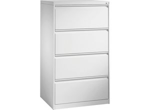 4025314221503 - Karteikartenschrank ACURADO 2-bahnig 4 Schübe lichtgrau C+P