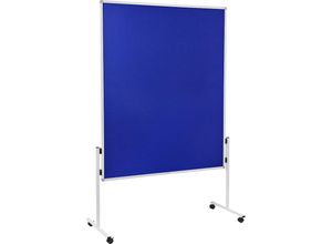 8713797090834 - Moderationstafel Star 7-206100 120x150cm Filz + Filz (beidseitig) pinnbar blau + blau 8713797090834 Legamaster