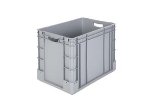 4250677903111 - Stapelbehälter aus Polypropylen Inhalt 80 l Außenmaße LxBxH 600 x 400 x 420 mm grau ab 10 Stk