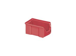 8055520305038 - FUTURA-Sichtlagerkasten aus Polyethylen LxBxH 167 x 104 x 76 mm VE 42 Stk rot kaiserkraft