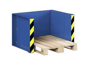 4251305431501 - R+R Industrietechnik RR Industrietechnik Paletten Stapel Station RPS-05 BxTxH 1020x945x740 mm RAL 5010 Enzianblau