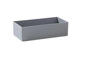 4031022026712 - Einsatzkasten Sondergröße Polystyrol VE 50 Stk LxBxH 216 x 108 x 63 mm grau kaiserkraft