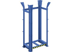 4251305431747 - R+R Industrietechnik RR Industrietechnik Paletten Richtgestell RRG-15 BxTxH 1340x940x2650 mm RAL 5010 Enzianblau