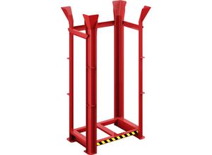 4251305431730 - R+R Industrietechnik RR Industrietechnik Paletten Richtgestell RRG-15 BxTxH 1340x940x2650 mm RAL 3000 Feuerrot