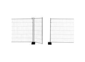 4061753042088 - Bauzaun Türelement Breite 1200 mm Höhe 2000 mm Schake