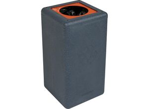 8713631192373 - Wertstoffsammler BrickBin Inhalt 65 l grau Deckel rot kaiserkraft