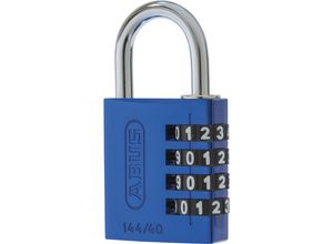 4003318823725 - ABUS Zahlenschloss Aluminium 144 40 Lock-Tag VE 6 Stk blau