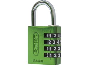 4003318823749 - ABUS Zahlenschloss Aluminium 144 40 Lock-Tag VE 6 Stk grün