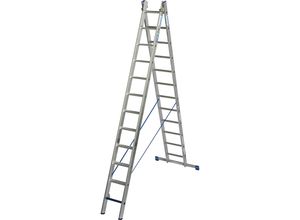 4009199131645 - Profi-Vielzweckleiter STABILO + S 2-teilig Stufen Sprossen-Kombination 2 x 12 Stufen Sprossen KRAUSE