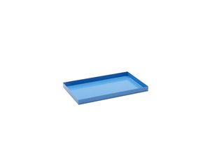 4061753276209 - eurokraft basic Stahl-Kleingebinde-Auffangwanne LxBxH 1000 x 600 x 70 mm mit Zulassung Auffangvolumen 30 l lichtblau