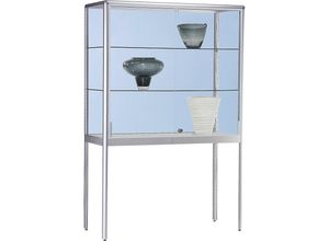 4061753002594 - eurokraft pro Vitrine Ausführung Schrankvitrine Breite 1500 mm 2 Schiebetüren