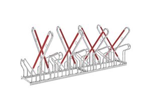 4250366528519 - WSM Anlehnparker Modell 2500 XBF zweiseitig 2 x 4 Einstellplätze