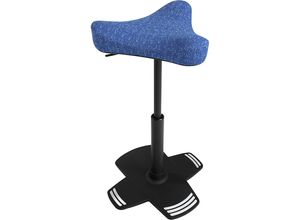 4014296952024 - Stehhilfe SITNESS FALCON mit ergonomisch geformtem Sattelsitz Bezug blau Topstar