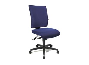 4014296957531 - Bürostuhl COMFORT Höhenverstellbare Rückenlehne Bezug royalblau Topstar