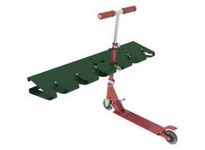 4061753250117 - PROCITY Rollerständer zur Wandmontage moosgrün