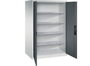 4064615195731 - Werkstatt-Schwerlastschrank Breite 1200 mm Tiefe 800 mm Tür anthrazit C+P