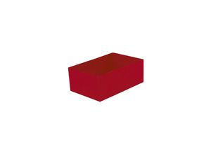 4031022026576 - Einsatzkasten Höhe 63 mm rot LxB 162 x 108 mm VE 50 Stk kaiserkraft