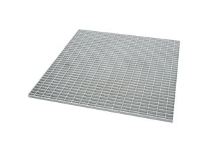 4061753235596 - eurokraft pro Gitterrost für Auffangwanne für 200-l-Fässer Edelstahl LxBxH 1200 x 1200 x 285 mm
