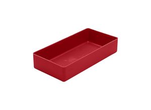 4031022024770 - Einsatzkasten Höhe 40 mm rot LxB 198 x 99 mm VE 50 Stk kaiserkraft