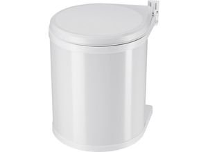 4007126355508 - Einbaumülleimer HAILO Compact-Box M Mülleimer weiß 15 Liter Stahlblech weiß Kunststoff Inneneimer Made in Germany