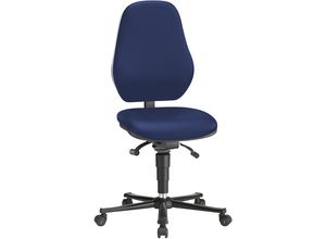 4016849292045 - BASIC Arbeitsdrehstuhl ESD Stoff Bezug blau bimos