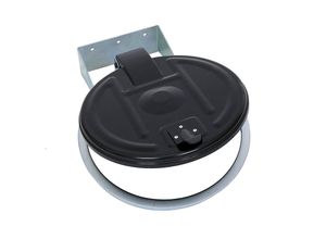 8594168470024 - Wand-Müllsackhalter für Volumen 120 l verzinkt Kunststoffdeckel kaiserkraft