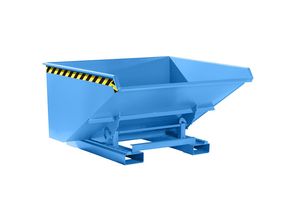 4052462064133 - eurokraft pro Kippbehälter inkl Abrollmechanismus Volumen 09 m³ LxBxH 1260 x 1570 x 835 mm blau