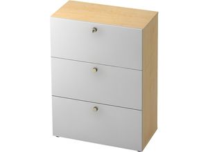 4032062180990 - ANNY-AC - Hängeregistraturschrank mit Akustik-Rückwand HxBxT 1100 x 800 x 420 mm Ahorn-Dekor kaiserkraft