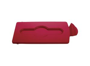 0086876237757 - Deckeleinsatz geschlossen rot Rubbermaid