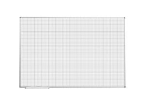 8712752109444 - eurokraft basic Rastertafel weiß lackiert BxH 1500 x 1000 mm Raster 20 x 20   100 x 100 mm