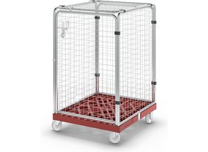 4061753109224 - Rollbehälter PROTECT Höhe 1200 mm feuerrot kaiserkraft