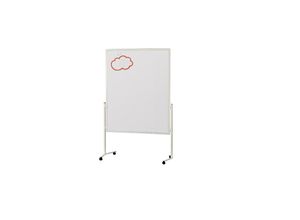 4013695033167 - Moderationstafel 2111100 120x150cm Karton + Karton (beidseitig) pinnbar mit Rollen weiß + weiß 4013695033167 Magnetoplan
