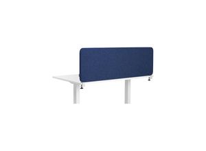 7332835396939 - Akustik-Tischtrennwand Softline Salsa top montiert Höhe 450 mm Textil Breite 1000 mm blau kaiserkraft