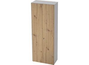 4032062187920 - eurokraft pro Aktenschrank Flügeltüren 5 Fachböden weiß   Asteiche