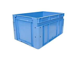 4051513001554 - Euronorm-Stapelbehälter Außen-LxBxH 600 x 400 x 320 mm blau kaiserkraft