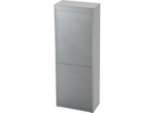 4032062122372 - eurokraft pro Rollladenschrank 5 Fachböden weiß   alusilber