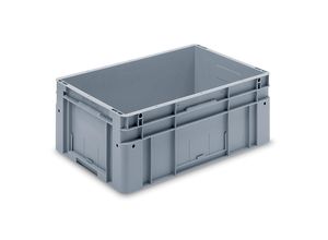 4051513001547 - Euronorm-Stapelbehälter Außen-LxBxH 600 x 400 x 270 mm grau kaiserkraft