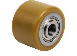 4053357038376 - Gabelrolle Polyurethan Einbaulänge 64 mm Rollenbreite 60 mm Achs-Ø 20 mm kaiserkraft