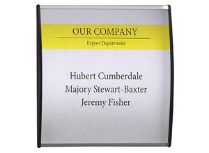 8595578360264 - Aluminium-Türschild im Hoch- oder Querformat VE 10 Stk BxH 150 x 148 mm kaiserkraft