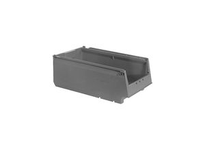 4061753285638 - Regalkasten aus Recycling-PP LxBxH 400 x 230 x 150 mm grau VE 14 Stk kaiserkraft