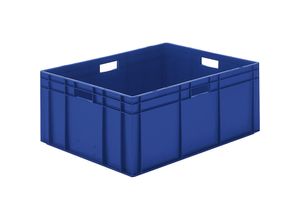 4031022013545 - Euro-Format-Stapelbehälter Wände und Boden geschlossen LxBxH 800 x 600 x 320 mm blau VE 2 Stk kaiserkraft
