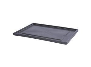 4051513000571 - Auflagedeckel dunkelgrau VE 2 Stk LxB 800 x 600 mm kaiserkraft