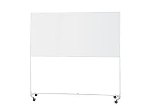 4061753121301 - eurokraft basic Whiteboard mit Fahrgestell Stahl beschichtet BxH 2000 x 1000 mm